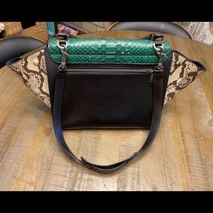 Celine | Bags | Celine Python Trapeze Bag | Poshmark